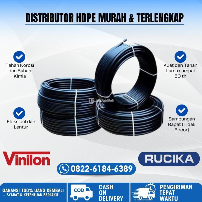 Supplier Pipa HDPE 3 Inch 90mm PE100 PN 10 Batang 6 Meter, Roll 50m di ...