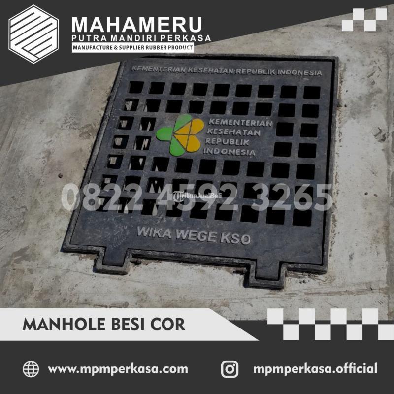 Manhole Besi Cor Tahan Lama untuk Saluran Air dan Jalan Raya di Malang ...