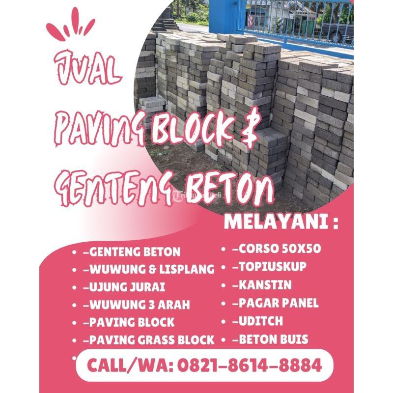 Paving Block dengan Kombinasi Warna, Hasil Akhir Menarik di Malang ...