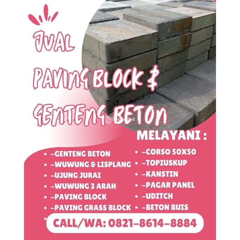 Paving Block dengan Kombinasi Warna, Hasil Akhir Menarik di Malang ...