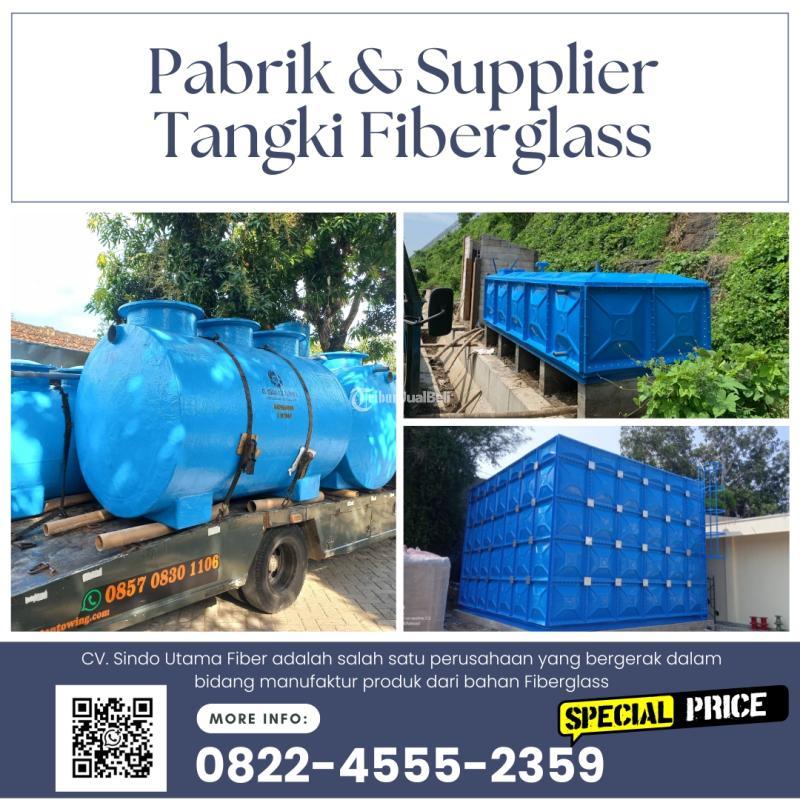 Supplier Tangki Air Fiberglass FRP Standar Kekuatan Maksimal, CV Sindo ...