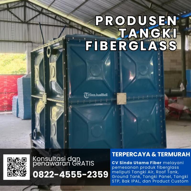 Tangki Air Fiberglass Kimia Limbah FRP Custom 1 m3 hingga 10.000 m3 di ...