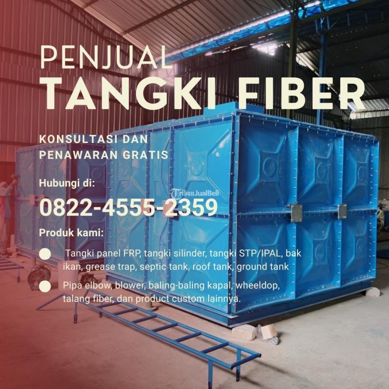 Tangki Panel Fiberglass FRP Modular Fiberglass Dari 1 m3 Hingga Tak ...