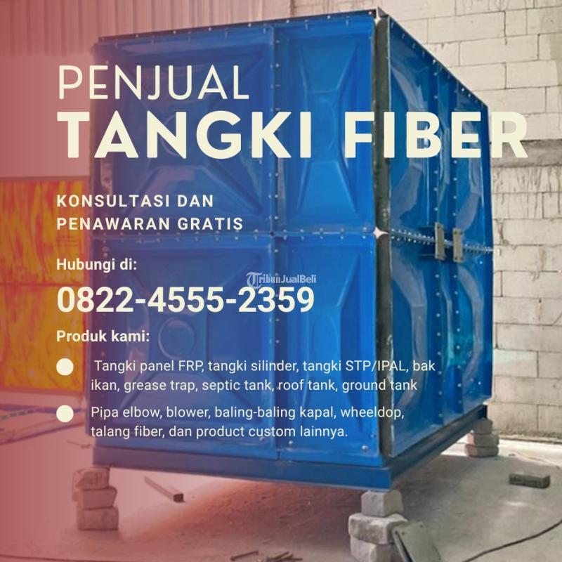 Tangki Panel Fiberglass Kimia FRP Tersedia Kapasitas 1 m3 sd 200 m3 di ...