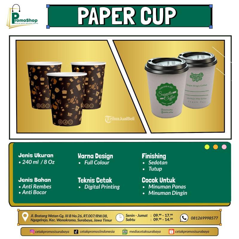 Percetakan Paper Cup Custom Murah, Cetak Kemasan Minuman Cup, Gelas ...