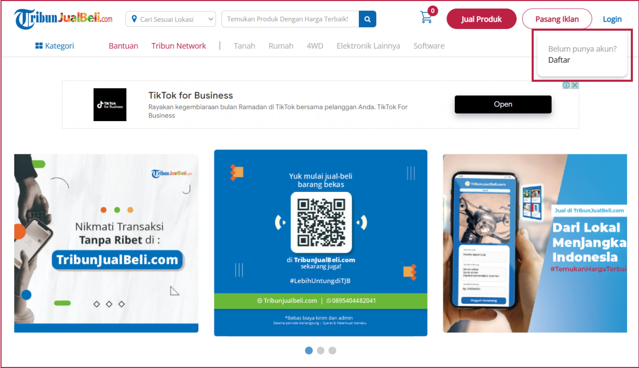 Bantuan TribunJualBeli - Jual Beli Online Terpercaya