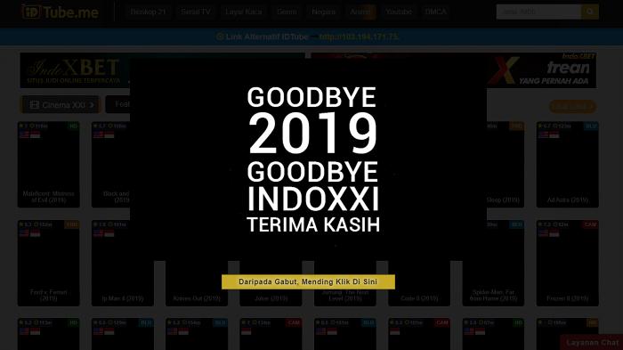 Resmi, IndoXX1 Sudah Tidak Bisa Diakses Lagi Mulai Hari Ini, Begini Tampilan Webnya yang ...
