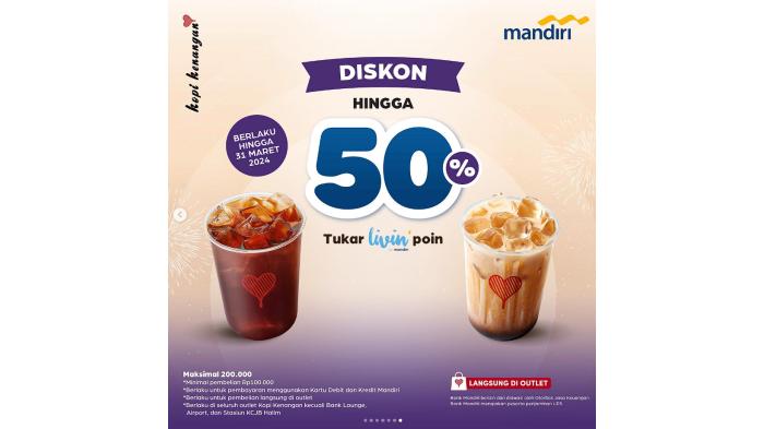 Cek Promo Kopi Kenangan Januari-Maret 2024, Diskon dan Cashback Sampai ... Cek Promo Kopi Kenangan Januari-Maret 2024, Diskon dan Cashback Sampai ...
