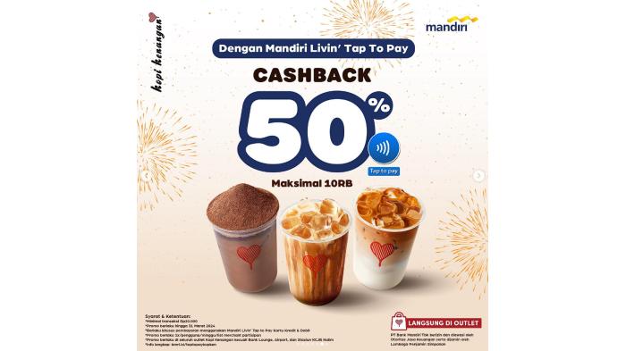 Cek Promo Kopi Kenangan Januari-Maret 2024, Diskon dan Cashback Sampai 50% - Blog TribunJualBeli.com
